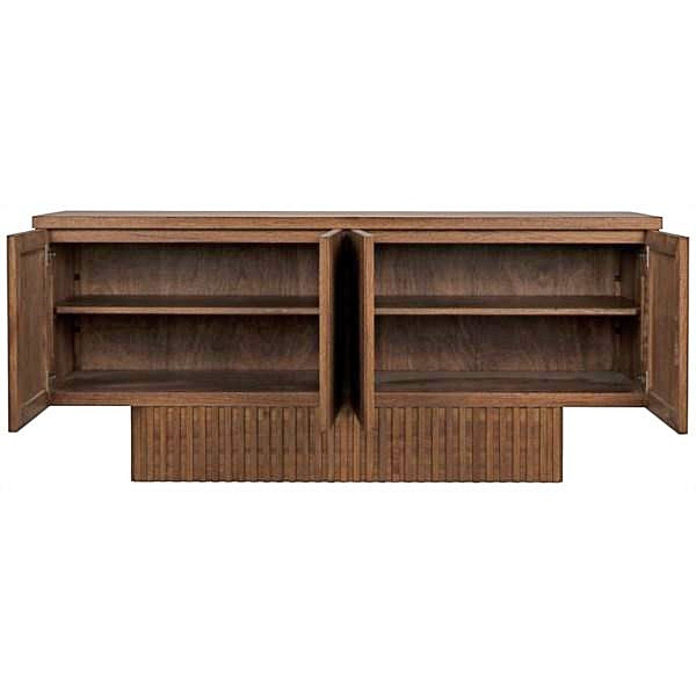 Ribbed Walnut Sideboard – Global Home Interiors