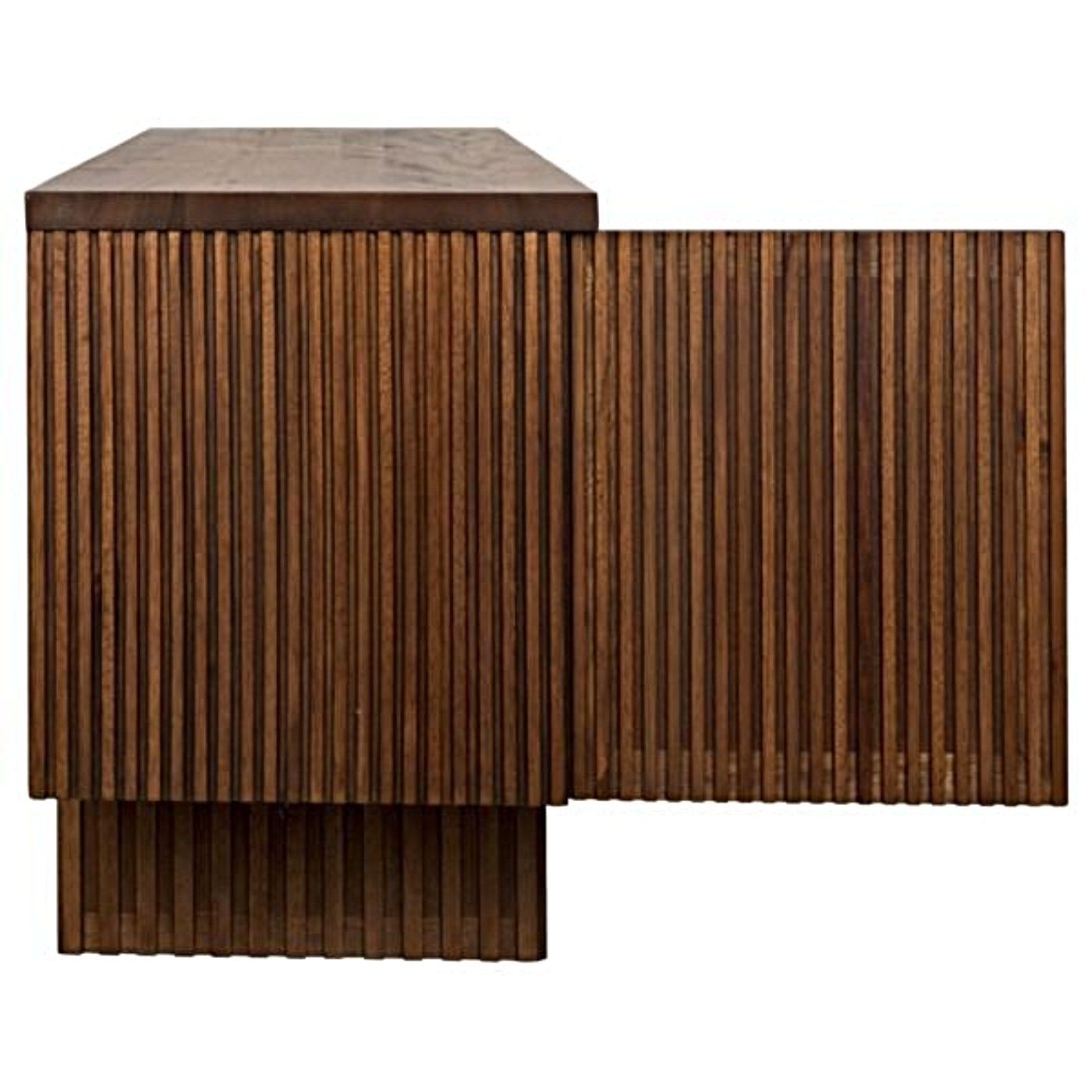 Ribbed Walnut Sideboard – Global Home Interiors