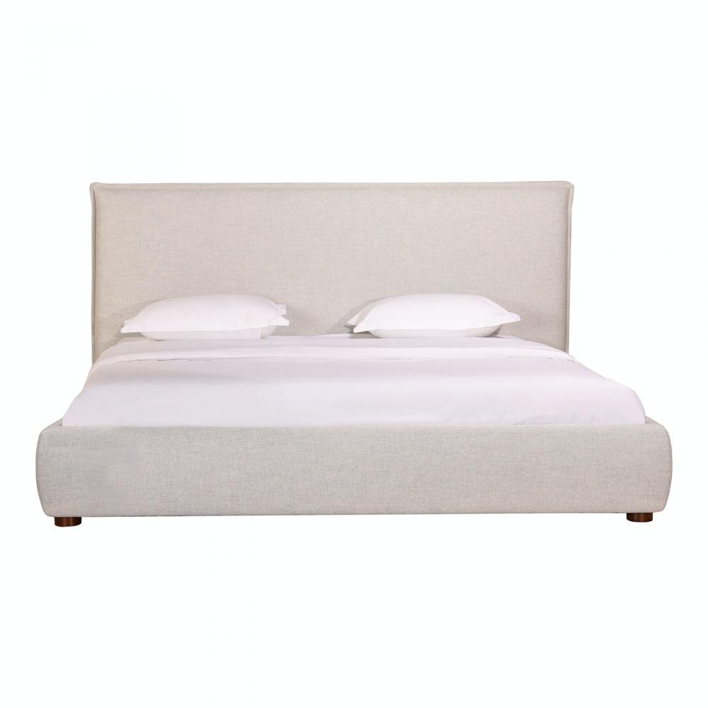 Linen Upholstered Bed Frame – Global Home Interiors