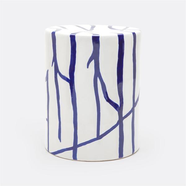 White Ceramic Stool – Global Home Interiors