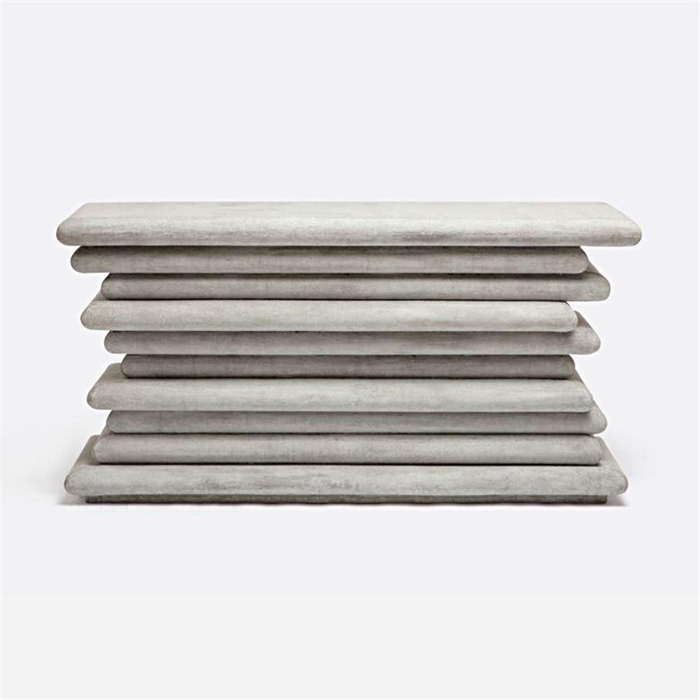 Stacked Concrete Console Table at Global Home – Global Home Interiors